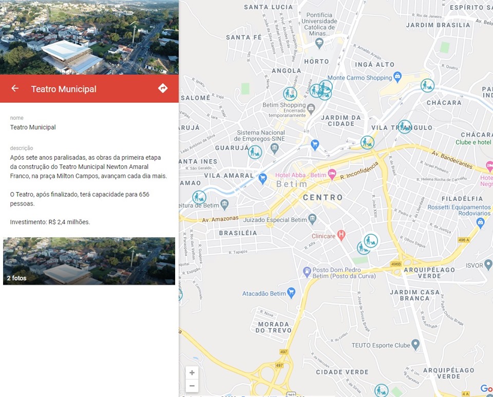Prefeitura de Betim lança mapa de obras online - Portal Agita